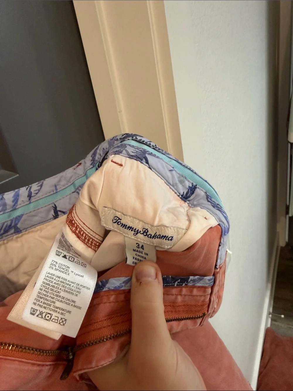Tommy Bahama | Shorts | Mens Tommy Bahama Coral Flat Front Chino Shorts ...